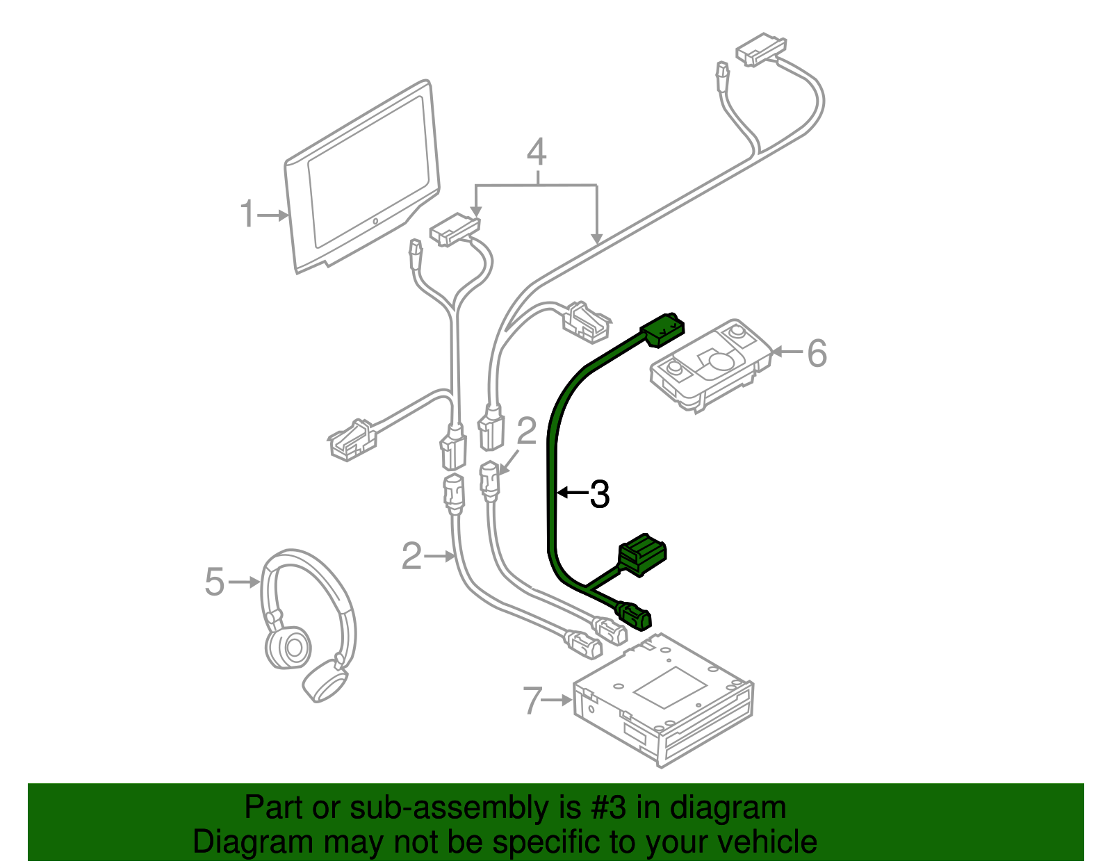 4H0-971-656-A - High-Quality Video Monitor Connector for 2011 Audi A8 ...