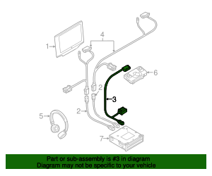 4H0-971-656-B - Harness 2011-2018 Audi | Audi OEM Parts