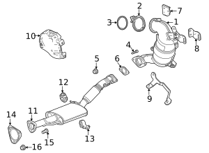 2020-2021 GM Front Muffler Hanger 42747906 | QuirkParts