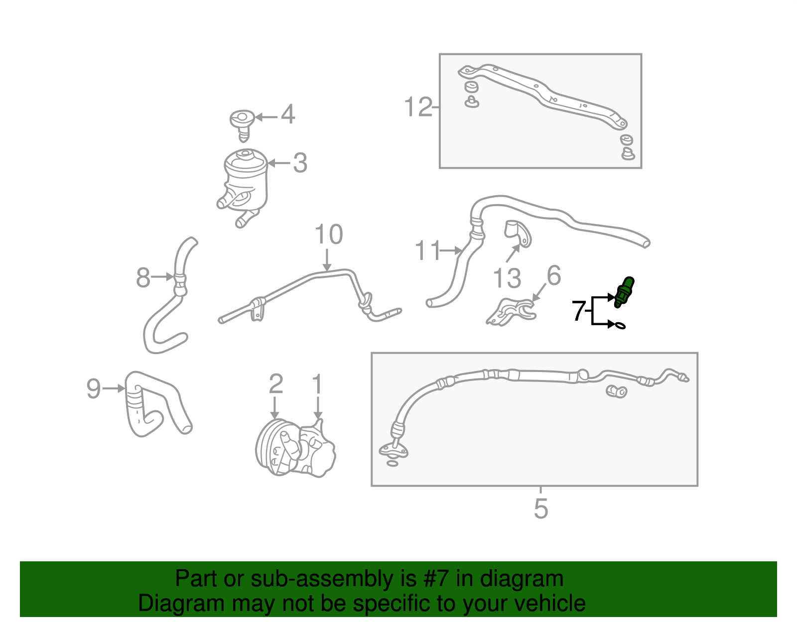 2004-2011 Honda Element Pressure Switch 56490-PZD-A01 | OEM Parts Online