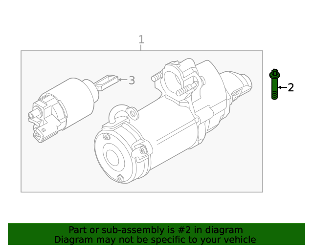 Genuine BMW 07-11-9-905-562 | Starter Bolt | FREE Shipping on Most ...