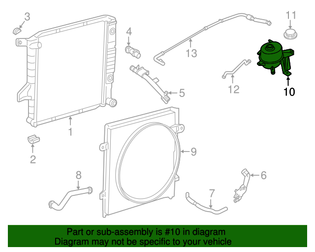 2001-2011 Ford Ranger OEM NEW Ford 2001-2011 Ranger 2.3L Radiator ...