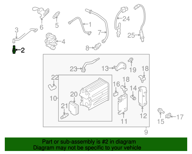 2004-2014 Ford PCV Valve 6W7Z-6A666-AA | OEM Parts Online
