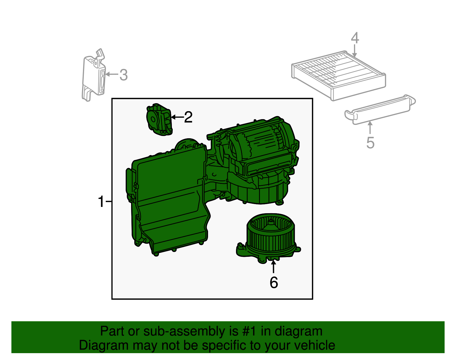 2011-2014 Toyota Sienna Blower Assembly 87130-08110 | Toyota Parts Center