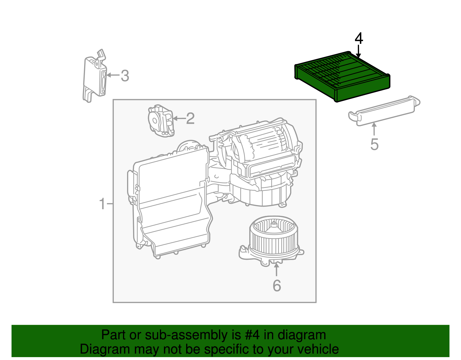 87139-YZZ82 - 2008-2017 Toyota - Cabin Air Filter | Toyota Parts Delivered
