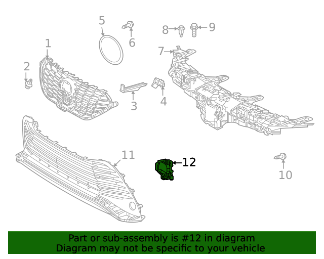 81481-0E230 - Lamp Bracket - 2021-2024 Toyota Highlander | OEM Genuine ...