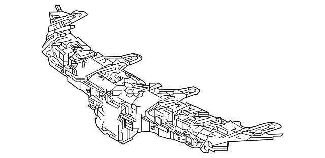 53115-0E040 - Grille Bracket - 2023-2024 Toyota Highlander | OEM ...