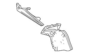 2021-2024 Chevrolet Trailblazer Driver Side Back Body Pillar Outer ...