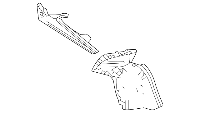 2021-2024 Chevrolet Trailblazer Driver Side Back Body Pillar Outer ...