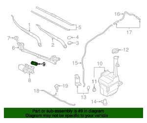 98160-1M000 - Windshield Wiper Linkage Bracket 2011-2017 Hyundai ...