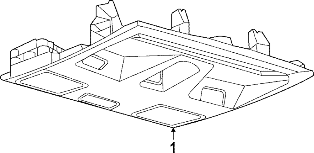 NZ6Z-60519A70-BB - 2023-2024 Ford Maverick - Overhead Console | My Ford ...