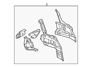 2013-2017 Volkswagen CC Tail Lamp Pocket 3C8-813-319-A | OEM Parts Online