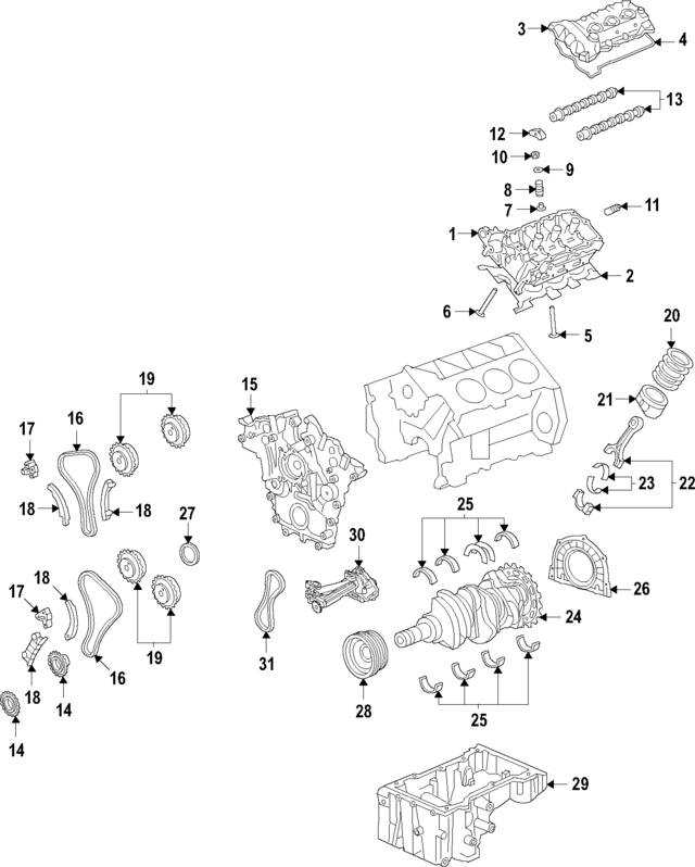 2015-2023 Ford Camshaft Seal FT4Z-6250-J | OEM Parts Online