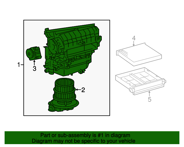 2013-2021 Lexus Blower Assembly 87130-30840 | OEM Parts Online