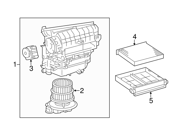 2013-2021 Lexus Blower Assembly 87130-30840 | OEM Parts Online
