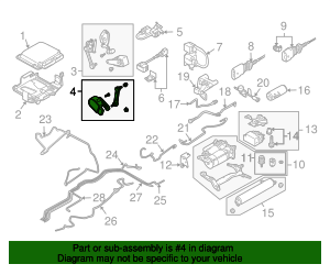 2007-2010 Volkswagen Touareg Level Sensor 7L6-616-571 | OEM Parts Online