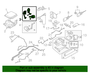 2007-2010 Volkswagen Touareg Level Sensor 7L6-616-213 | VW Direct Parts