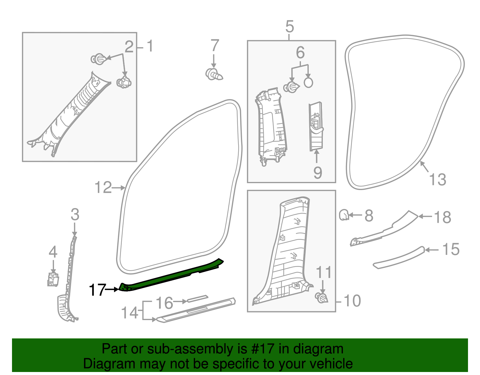 67914-53020-C0 - Scuff Plate - 2014-2020 Lexus | My L Parts