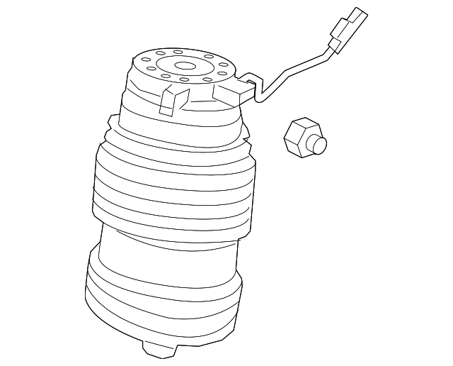 2017-2021 Mercedes-Benz Air Spring 213-328-02-00 | Mercedes-Benz Parts