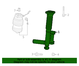 290-320-91-00 - Shock Absorber 2019-2023 Mercedes-Benz ...