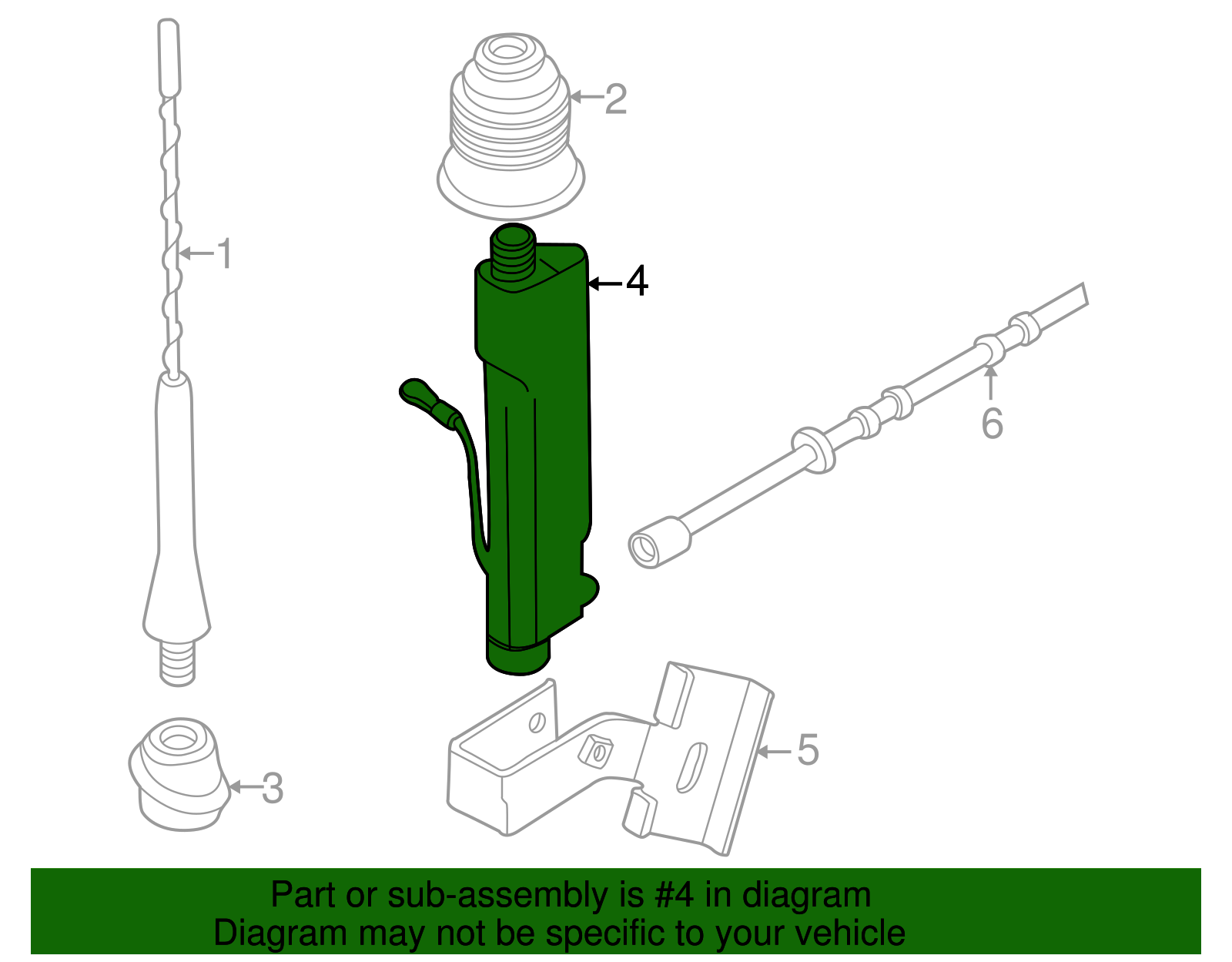 65218375159 - 1992-2002 BMW Antenna Base (65-21-8-375-159) | BMW of ...
