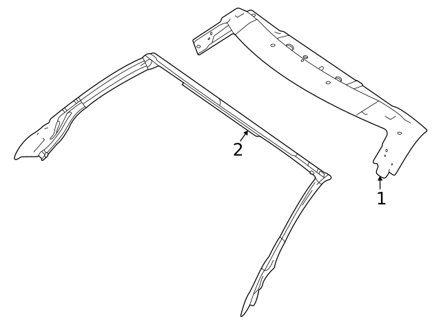 190-620-80-01 - Sealing Frame 2018-2021 Mercedes-Benz | Mercedes-Benz ...