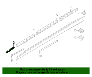 2016-2022 BMW Mount Bracket 51-77-7-357-132 | BMWPartsDirect.com