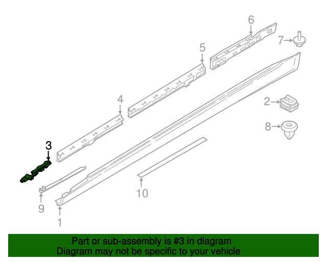 2016-2022 BMW Mount Bracket 51-77-7-357-132 | BMWPartsDirect.com