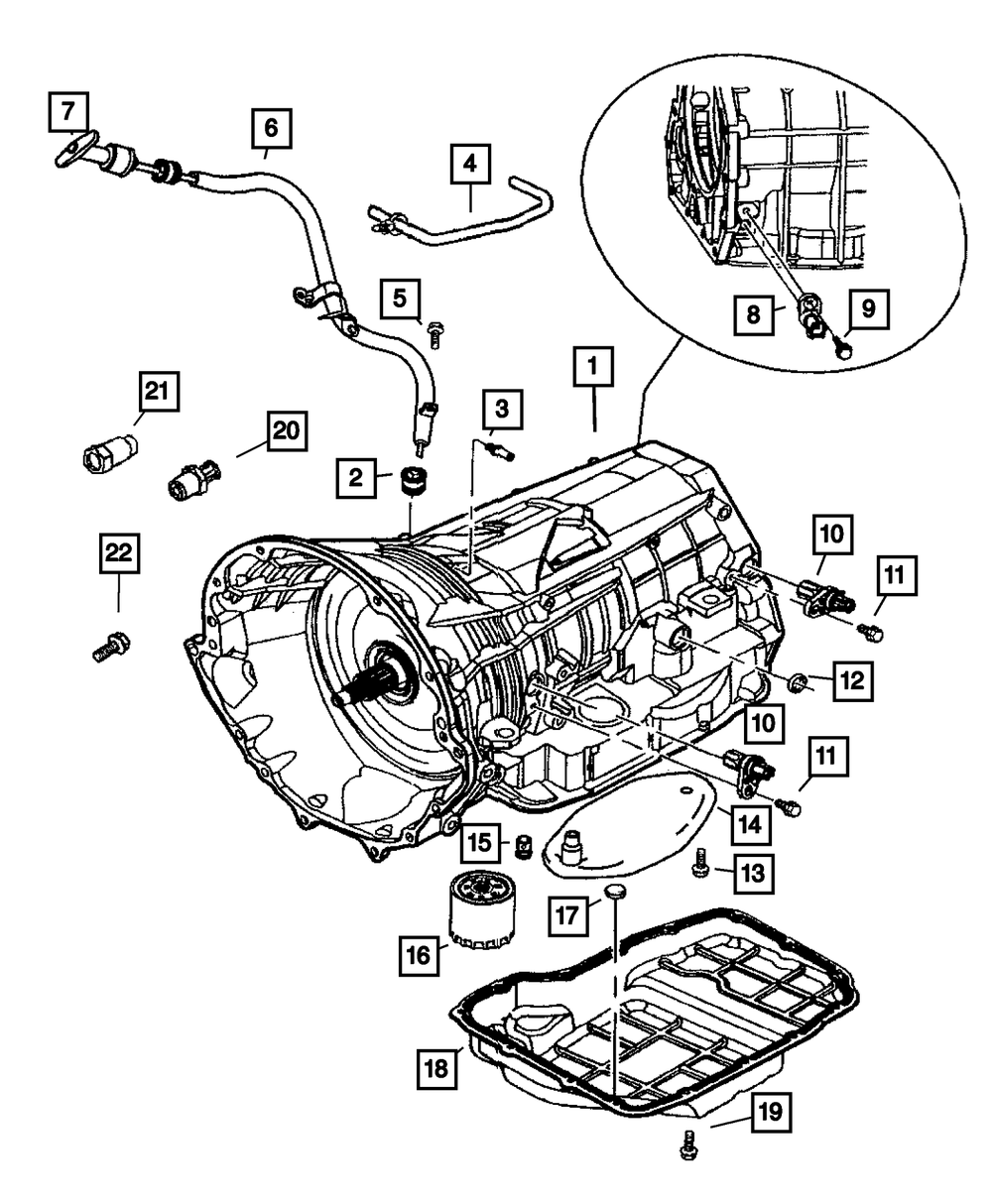 2004-2009 Dodge OEM NEW 04-09 Mopar Dodge Ram 1500-3500 Transmission ...