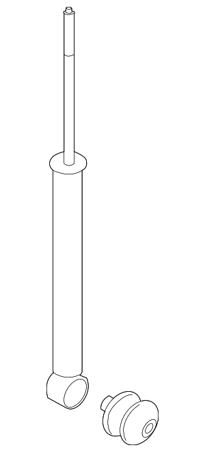 2004-2011 GM Rear Shock Absorber 96980829 GM | GMPartsDirect.com