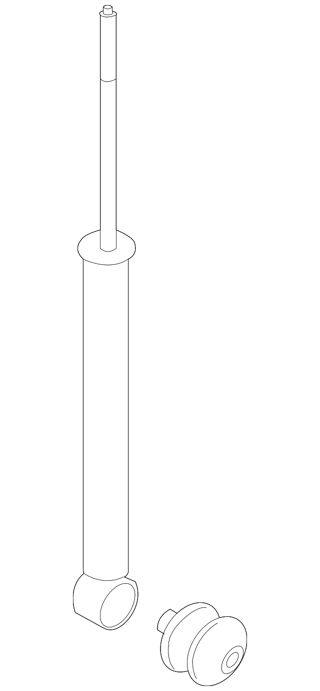 2004-2011 GM Rear Shock Absorber 96980829 GM | GMPartsDirect.com