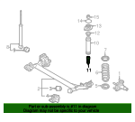 2007-2011 GM Rear Shock Absorber Bumper 96494604 | GMPartsDirect.com