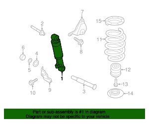 Shock Absorber Assembly Rear 55310-2W300 | OEM Parts Online