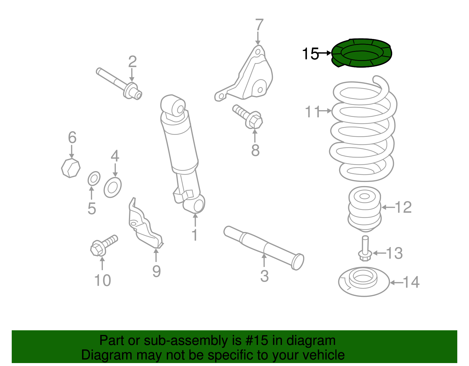 2013-2019 Hyundai Upper Pad 553312w000 | Retail Performance Auto Parts