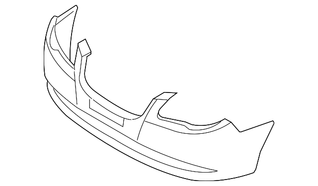 2007-2010 Hyundai Elantra Bumper Cover 86511-2H000 | OEM Parts Online