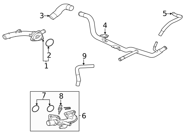 89422-47010 - Coolant Temp Sensor - 2016-2023 Toyota | OEM Parts To You