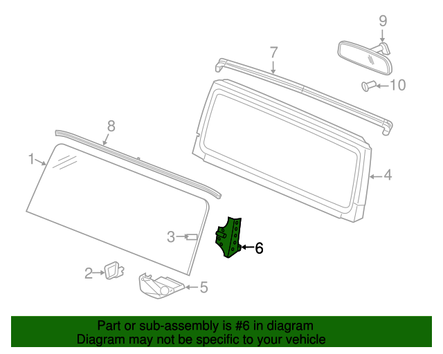 2007-2018 Jeep Reinforcement 55395578AF | Mopar Parts Canada
