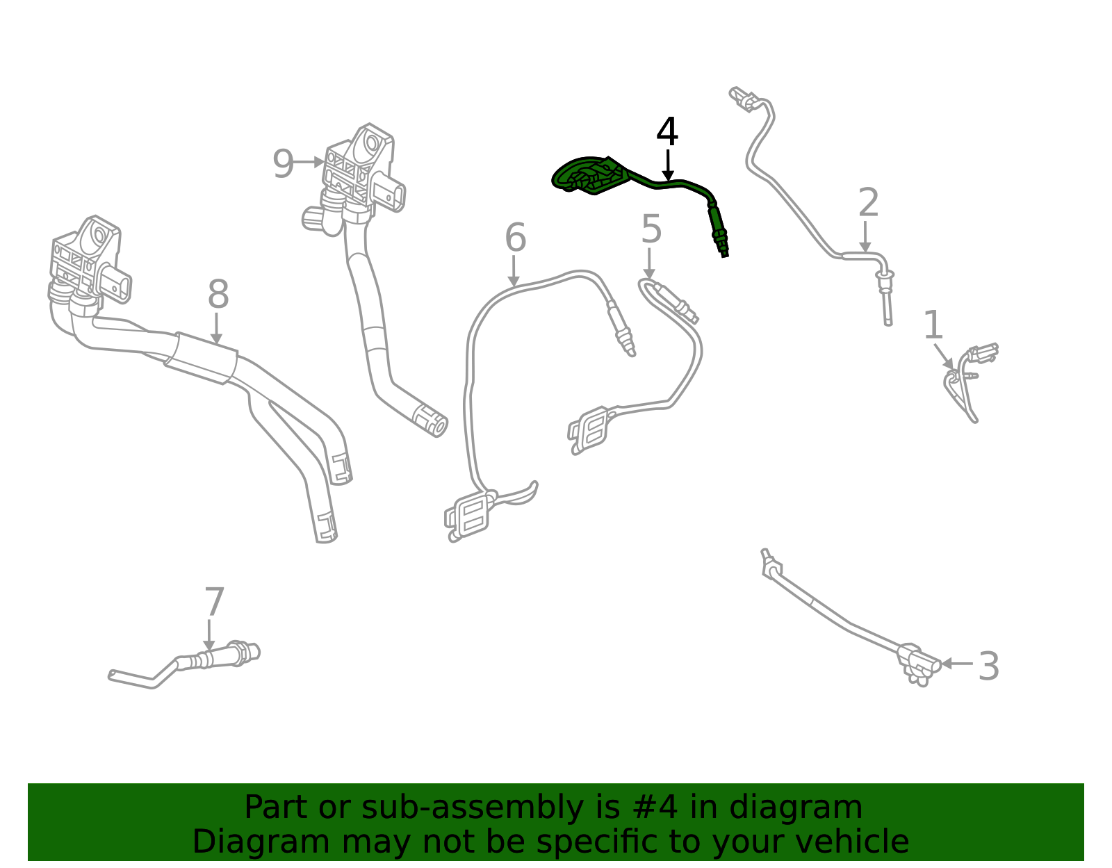 2019-2022 GM Nitrogen Oxides Sensor 24001898 GM | GMPartsDirect.com
