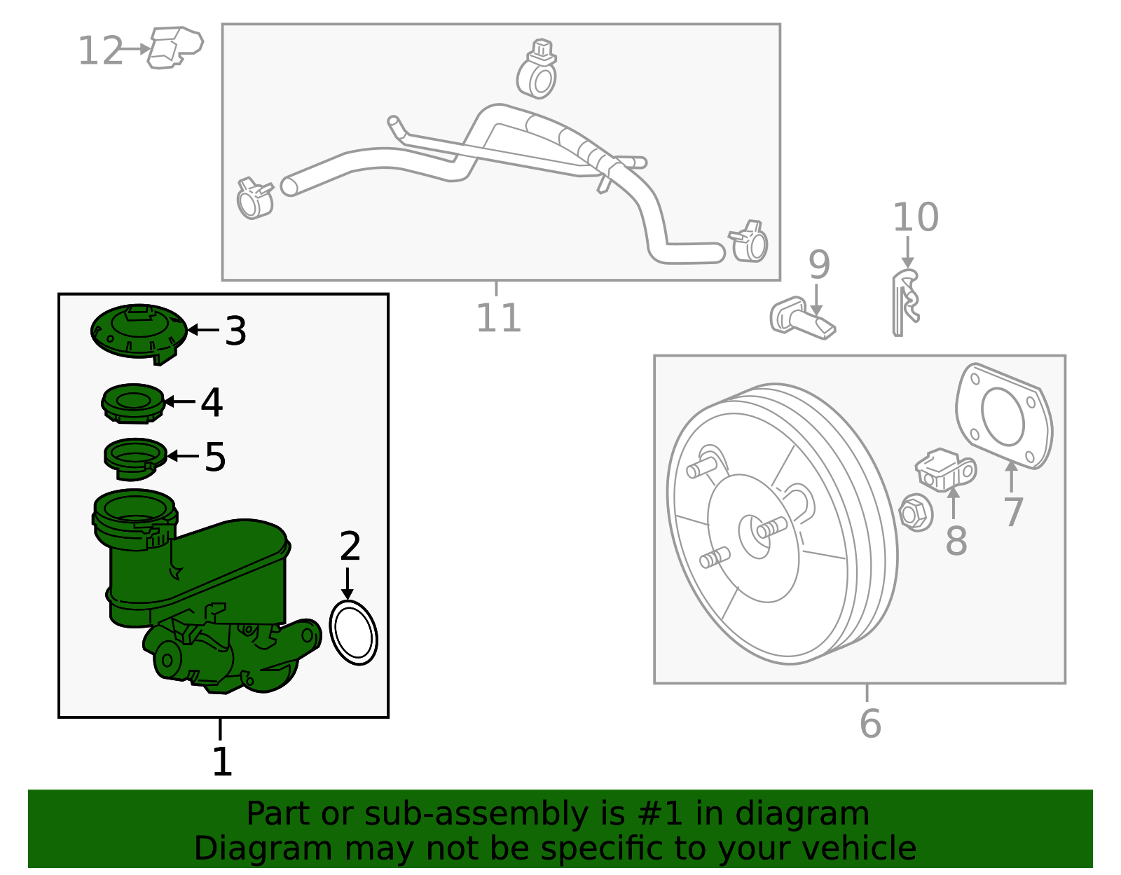 2019-2025 Honda Brake Master Cylinder 46100-TGS-A51 | OEM Parts Online