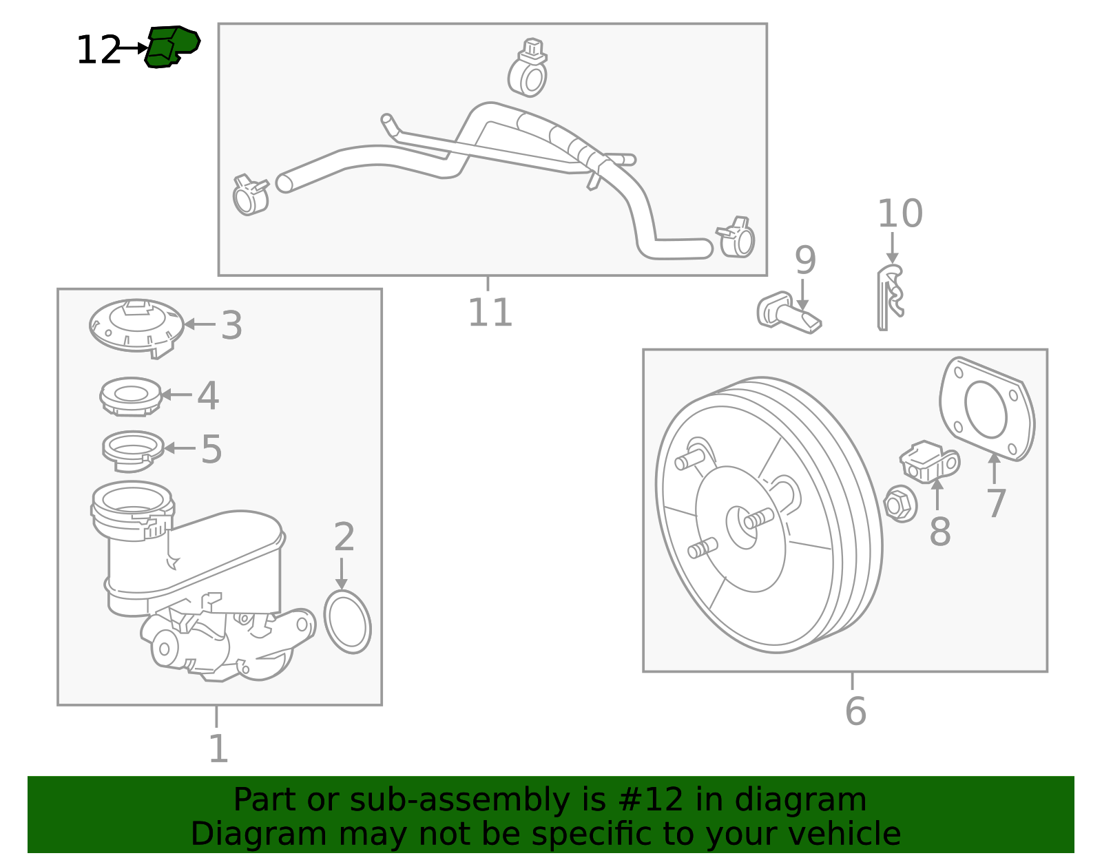 46401-TV0-E01 - Sensor Master Power Pressure - 2019 2020 Honda Passport ...