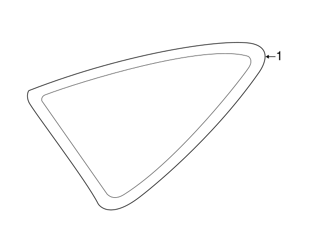 51377412023 - 2015-2020 BMW Quarter Glass (51-37-7-412-023) | BMW of ...