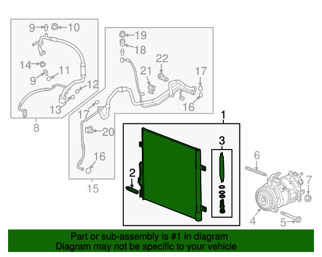 Air Conditioning Condenser 86515466 GM | GMPartsDirect.com
