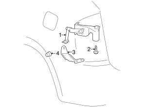 Toyota 2004-2009 Toyota Prius Height Sensor 89408-47010 | Toyota Parts