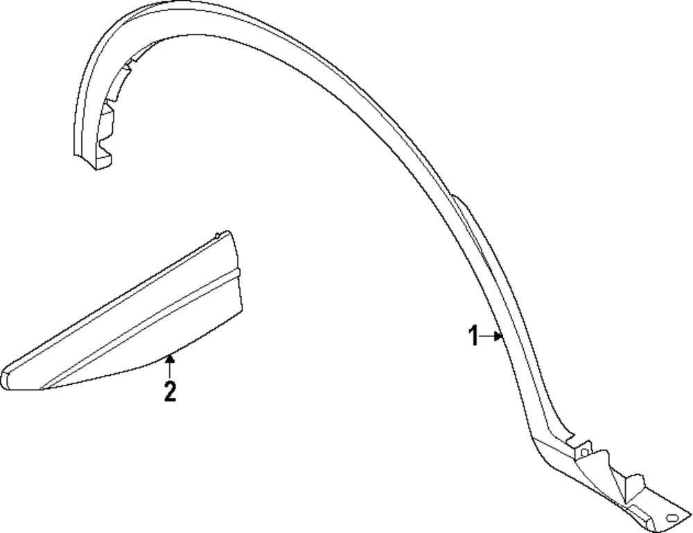 2024-2025 Lincoln Nautilus Wheel Opening Molding R2TZ-16039-B | OEM ...