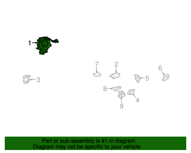 2010-2017 Lexus Clock Spring 84306-50210 | OEM Parts Online