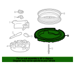 2018-2025 GM Spare Wheel Carrier Support 23467751 GM | GMPartsDirect.com