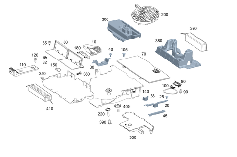 Load Compartment Floor for 2022 Mercedes-Benz GLS 580 | Mercedes-Benz ...