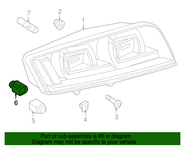 4H0-973-713 - Contact 2008-2015 Audi R8 | Audi OEM Parts