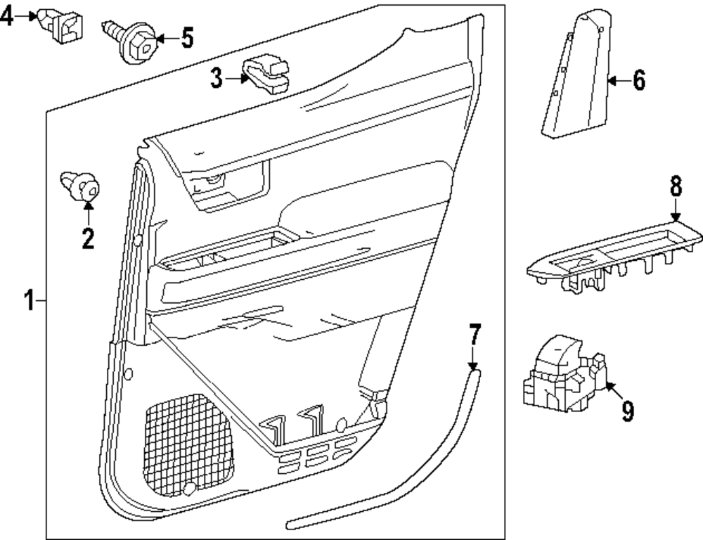2024 Toyota Tacoma Window Switch 84810-AK010 | Toyota Parts Center