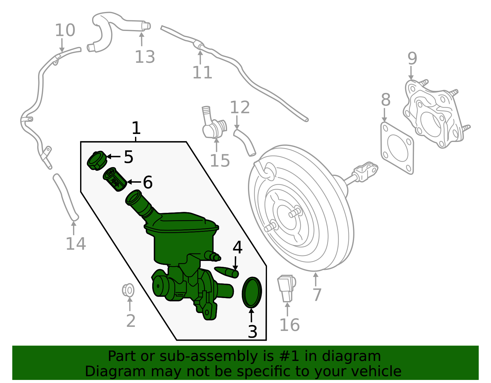 2021-2024 Nissan Kicks Master Cylinder Assembly D6010-5R00A | Nissan ...